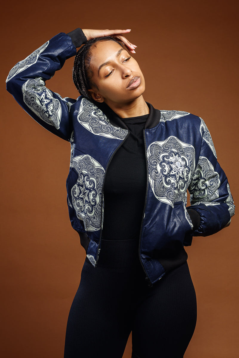 Women's Qiniswa Winter Bomber Jacket – Chepa Streetwear
